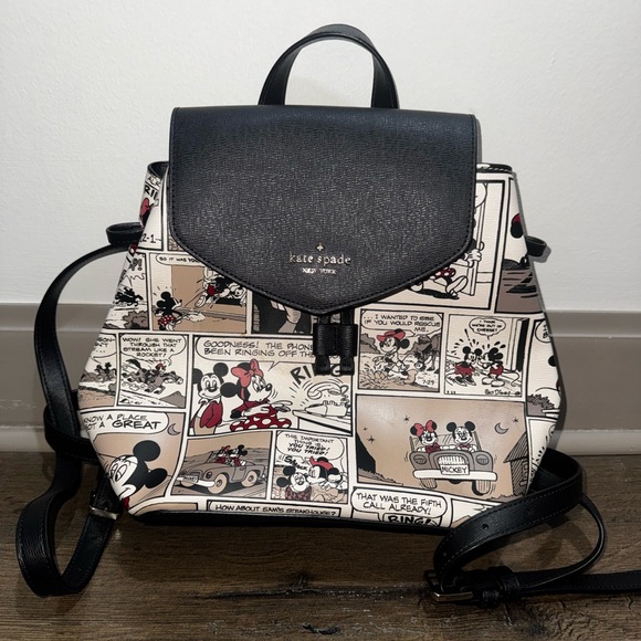 kate spade | Bags | Kate Spade X Disney Mickey And Minnie Comic ...